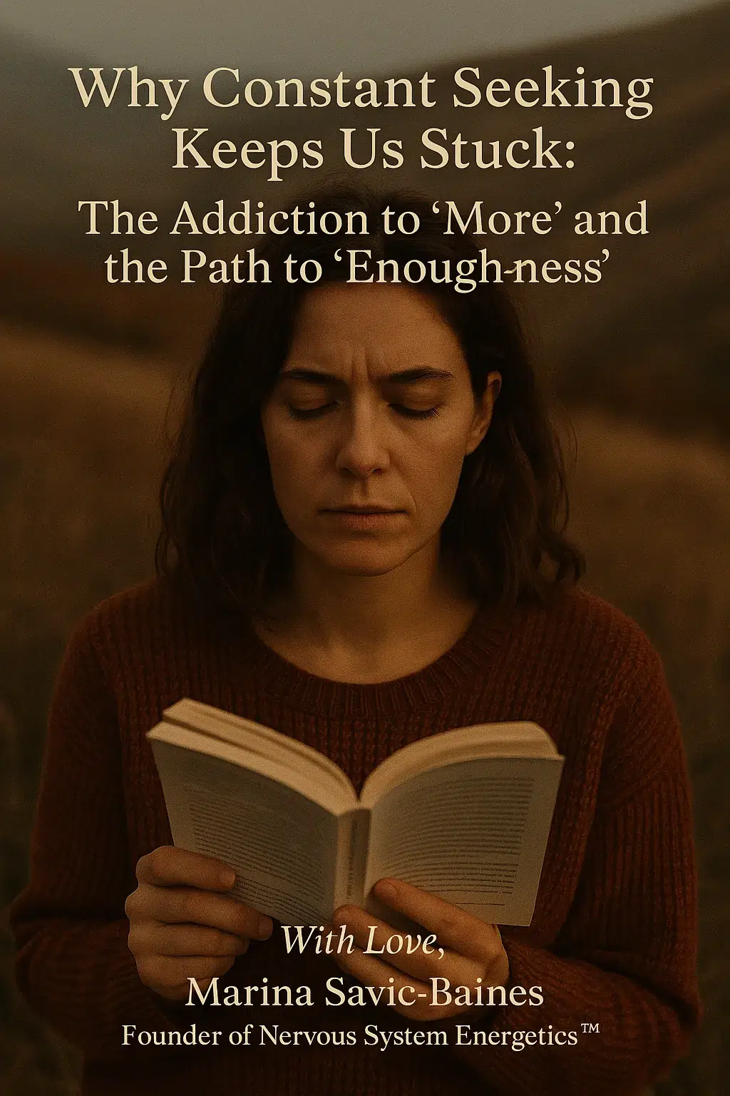 Why Constant Seeking Keeps Us Stuck: The Addiction to ‘More’ and the ...